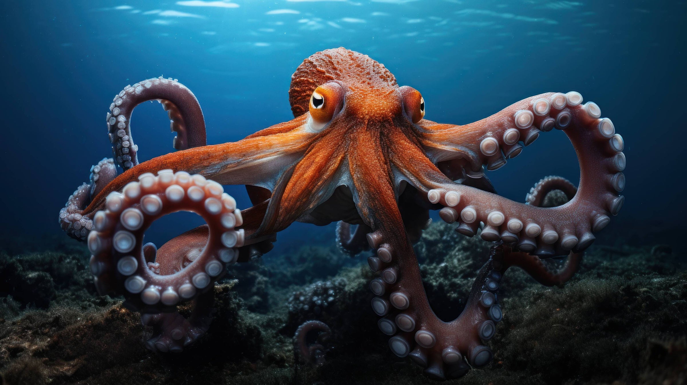 https://www.vecteezy.com/photo/31711208-a-large-octopus-swims-in-the ...